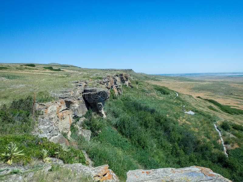 Cliffs at the Mountains in Canada Stock Image - Image of adventure ...