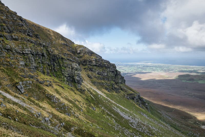 The Cliffs of Muckish Mountain Stock Image - Image of mount, mountains ...