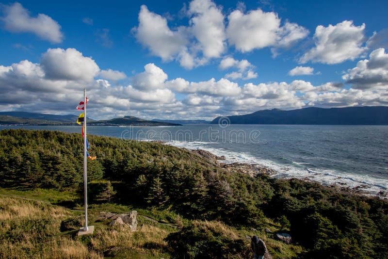 Cliffs of Nova Scotia, Canada. Atlantic Ocean, Rocks Stock Image ...