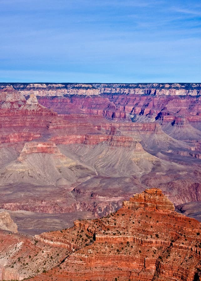 The Cliffs and Ridges of the Grand Canyon Stock Image - Image of ...