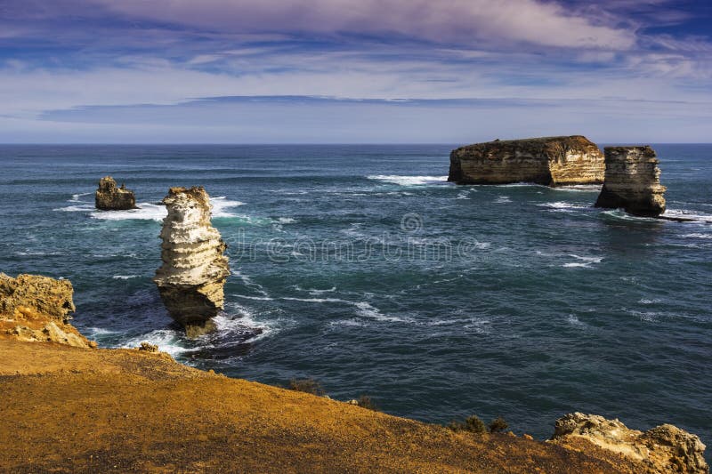 Cliffs and Rock Formation in Victoria Stock Photo - Image of australia ...