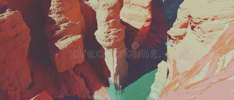Cliffs with Vertical Faces and Layered Rock Formations Showcasing ...