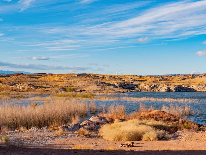 The Cliffs View Point Landscape of Lake Mead National Recreation Area ...