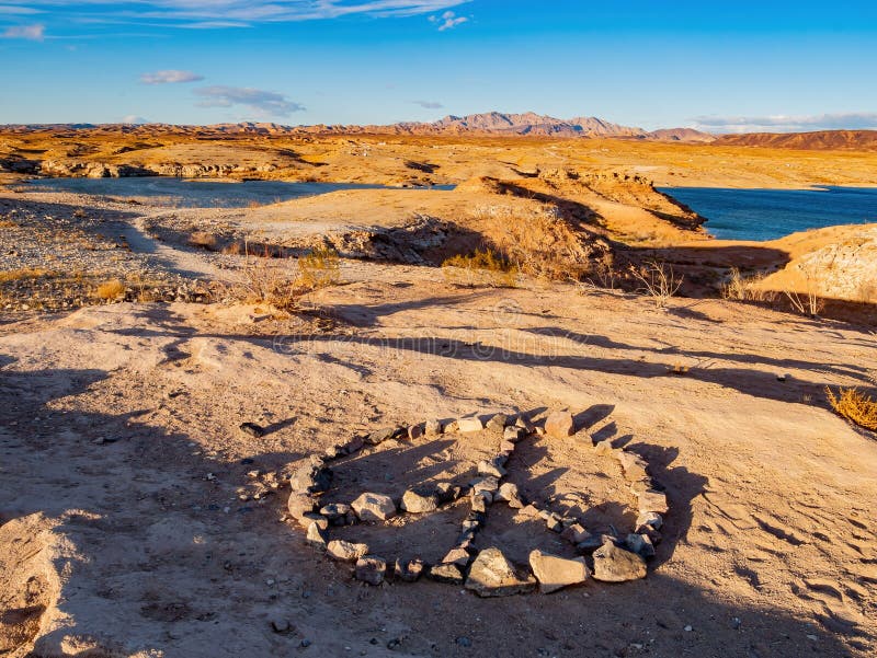 The Cliffs View Point Landscape of Lake Mead National Recreation Area ...