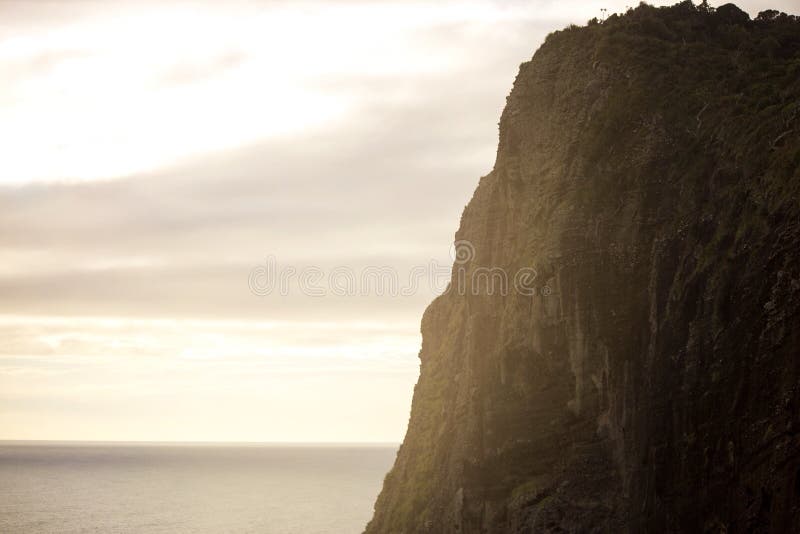 Cliffs of West Auckland stock image. Image of cliffs - 124775115