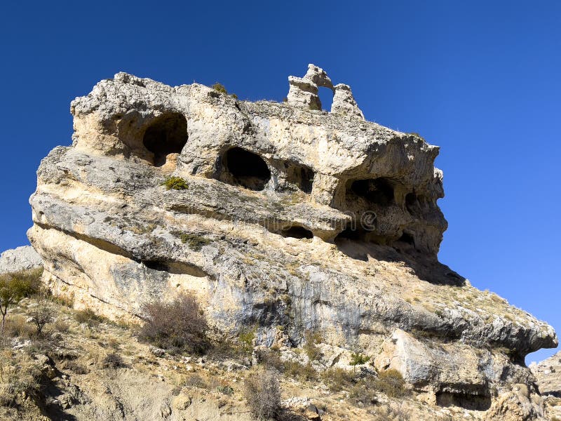 Cliffs Where History Repeats Itself and Where There are Traces of Life Stock Photo - Image of ...