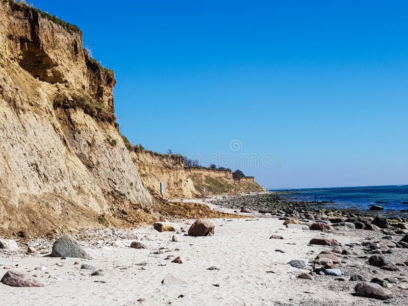 Cliffs of Wulfen stock photo. Image of landmark, nature - 116035862