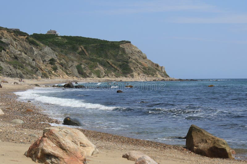 Cliffside Beach stock photo. Image of deserted, island - 79502844