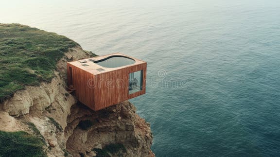 Cliffside Cube: a Modern Cube Structure with a Plunge Pool and Glass ...