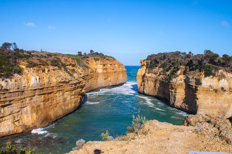 The clift stock photo. Image of billow, beach, craggy - 52736918