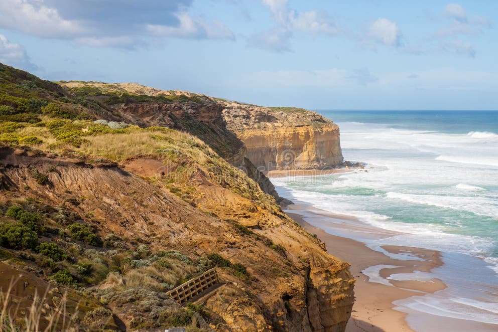 The clift stock photo. Image of wave, coast, nature, ocean - 52744042