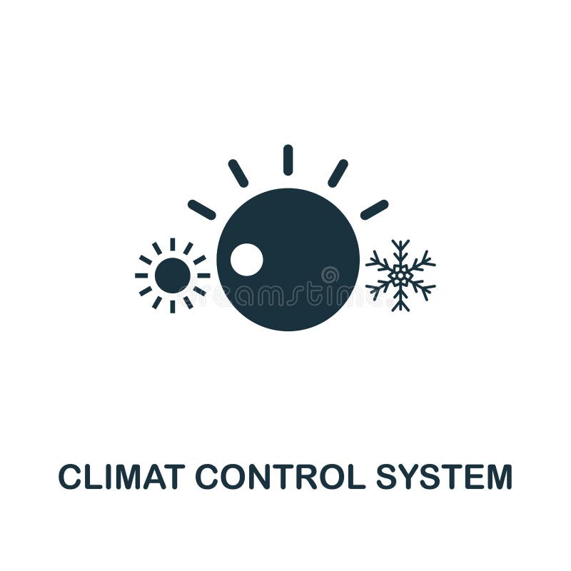 Climat Control System Icon. Premium Style Design from Urbanism Icon ...