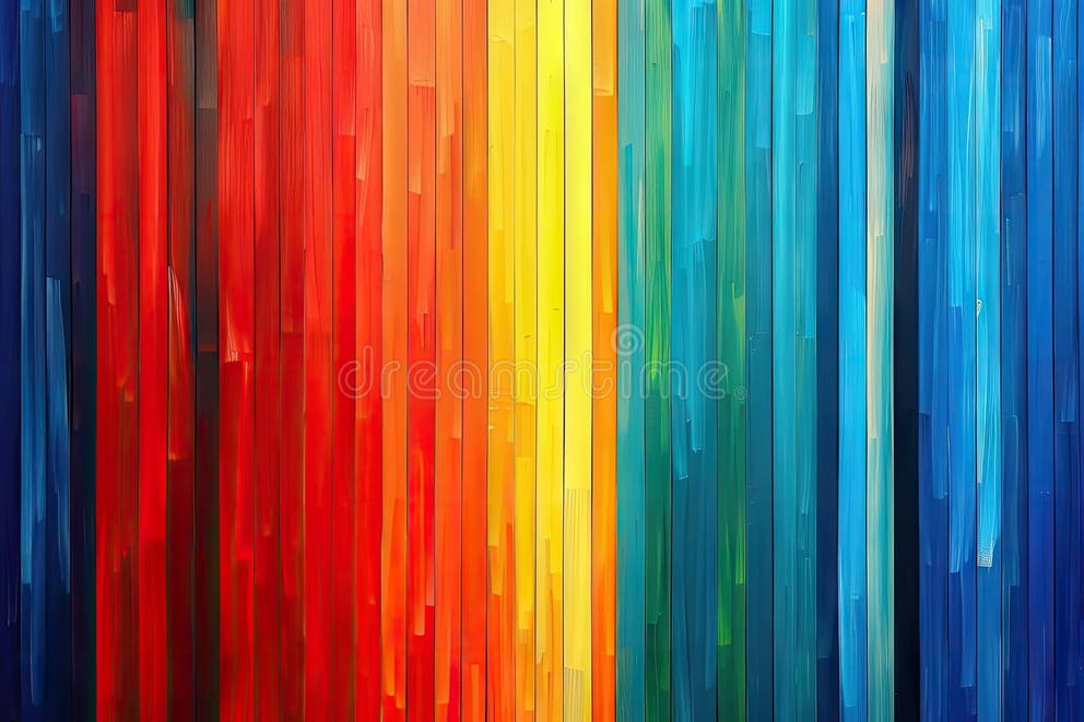 Climate Bands Pattern, Rainbow Texture, Coloured Stripes from Blue To ...