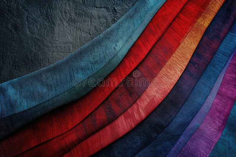 Climate Bands Pattern, Rainbow Texture, Coloured Stripes from Blue To ...