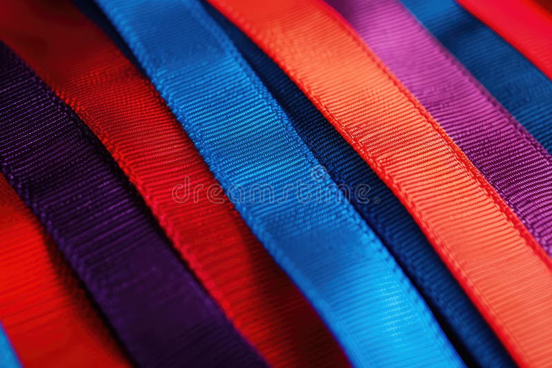 Climate Bands Pattern, Rainbow Texture, Coloured Stripes from Blue To ...