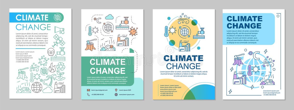 Climate Change Flyer Stock Illustrations – 330 Climate Change Flyer ...