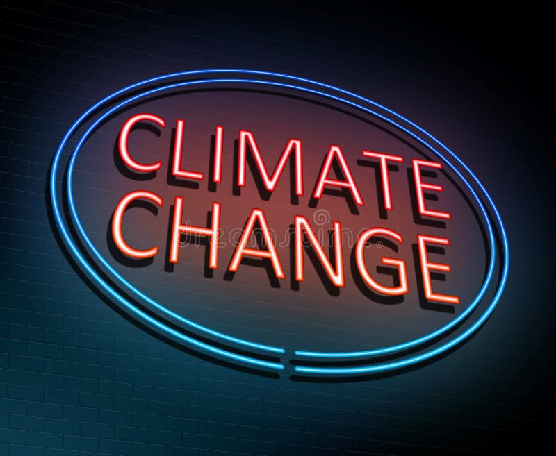 Climate change concept. stock illustration. Illustration of effect ...