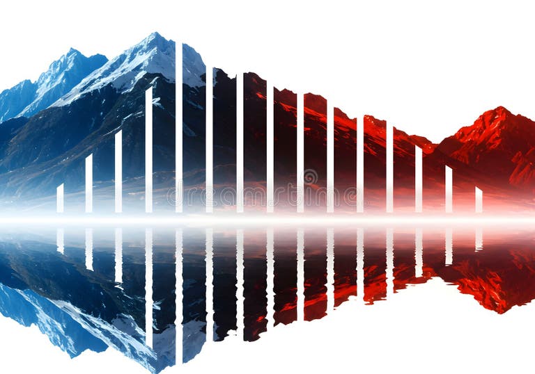 Abstract Mountain Bar Graph Stock Illustrations – 133 Abstract Mountain ...