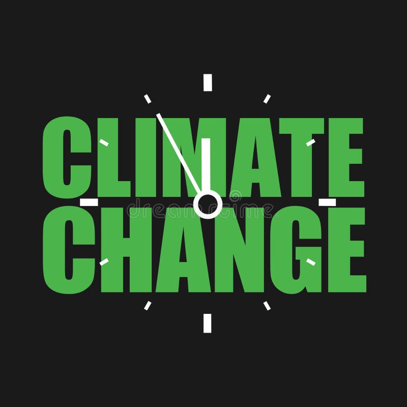 Climate change countdown stock vector. Illustration of ecologic - 157029040