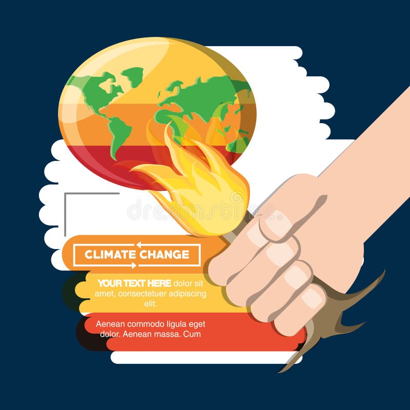 Climate change design stock vector. Illustration of industry - 109579809