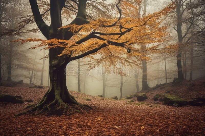 Climate Change Effects stock illustration. Illustration of leaves ...