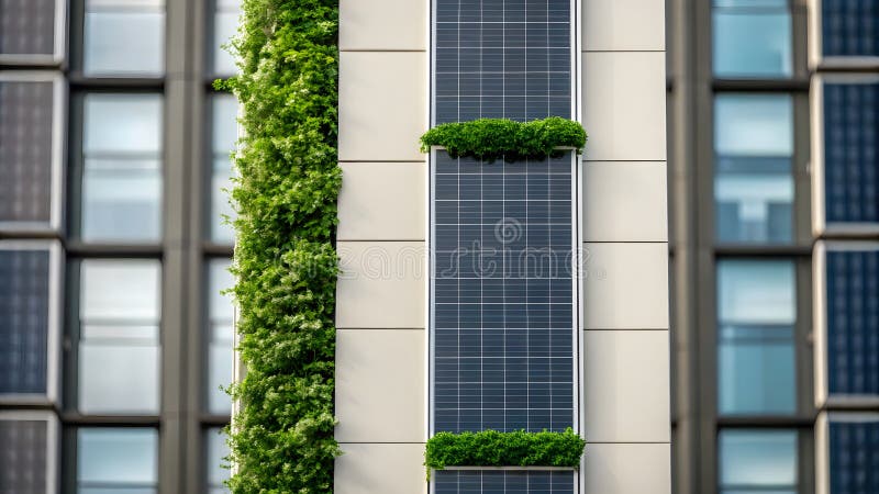 Climate Change Energy Efficiency Building Design Vertical Garden and ...