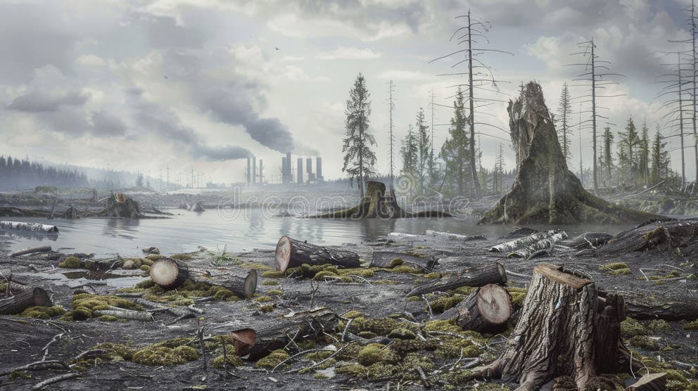 Climate Change and Environmental Crisis Stock Photo - Image of ...