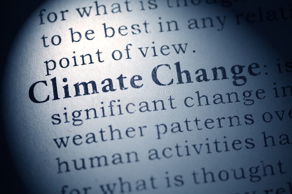 Definition of Climate Change Stock Photo - Image of paper, climate ...