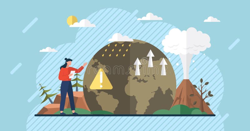 Climate Change and Global Warming Concept. Save the Planet. World ...