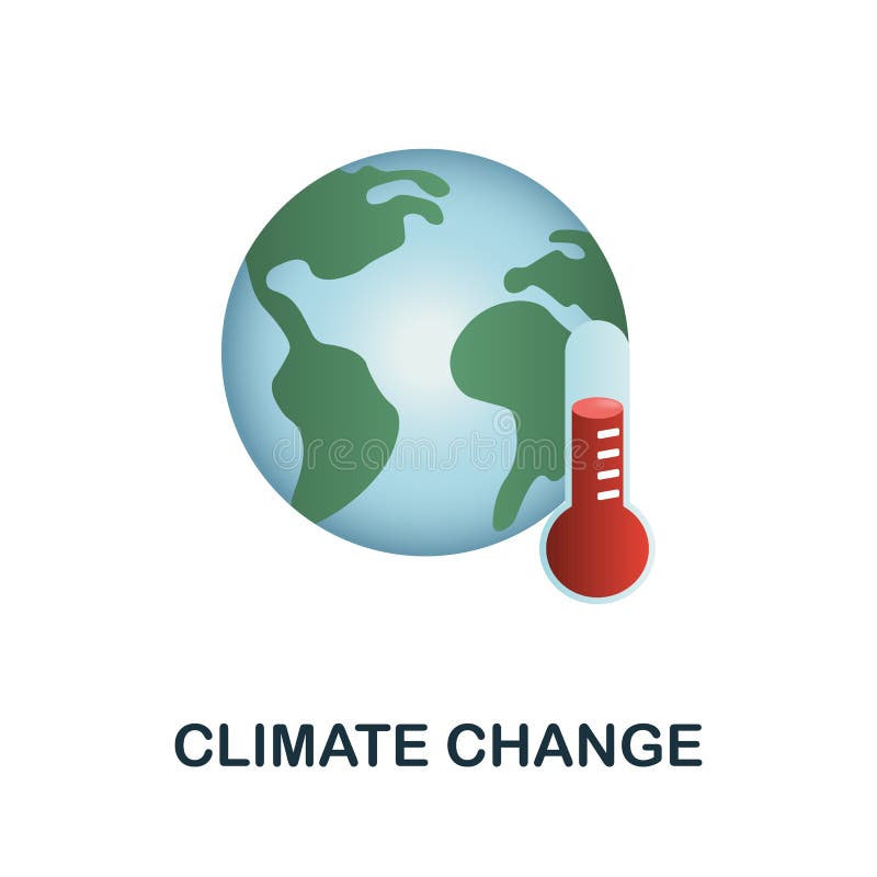 Climate Change Icon. 3d Illustration from Climate Change Collection ...
