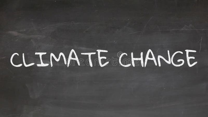 CLIMATE CHANGE Introduction, Hand Writes Stock Video - Video of ...