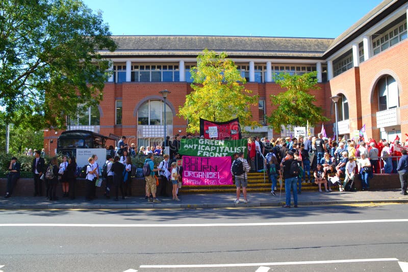Climate Change March in Reading, England, UK Editorial Image - Image of ...