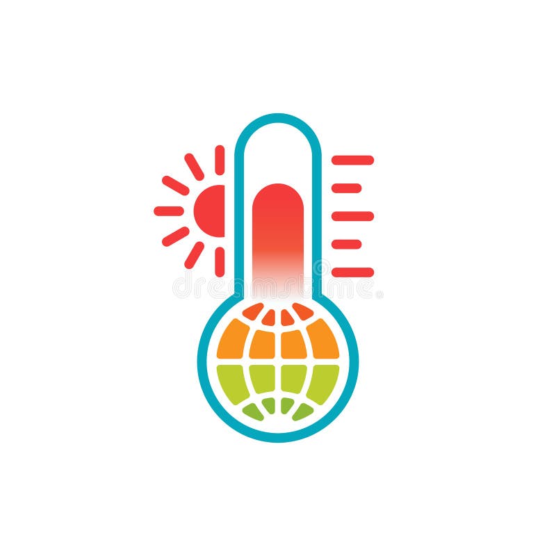 Climate Change Sign Isolated on White Background Stock Vector ...