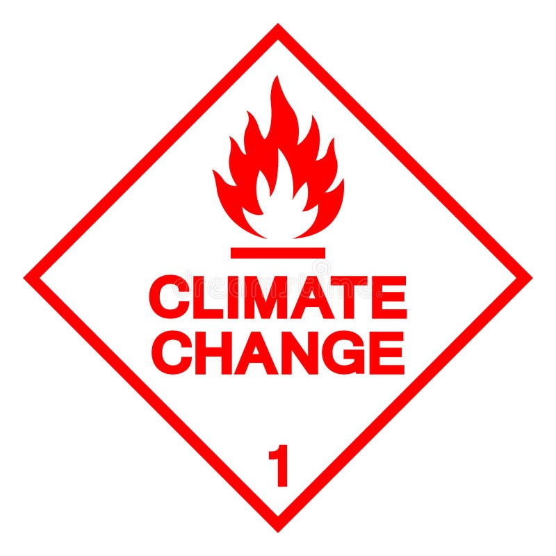 Climate Change Symbol Sign, Vector Illustration, Isolated on White ...