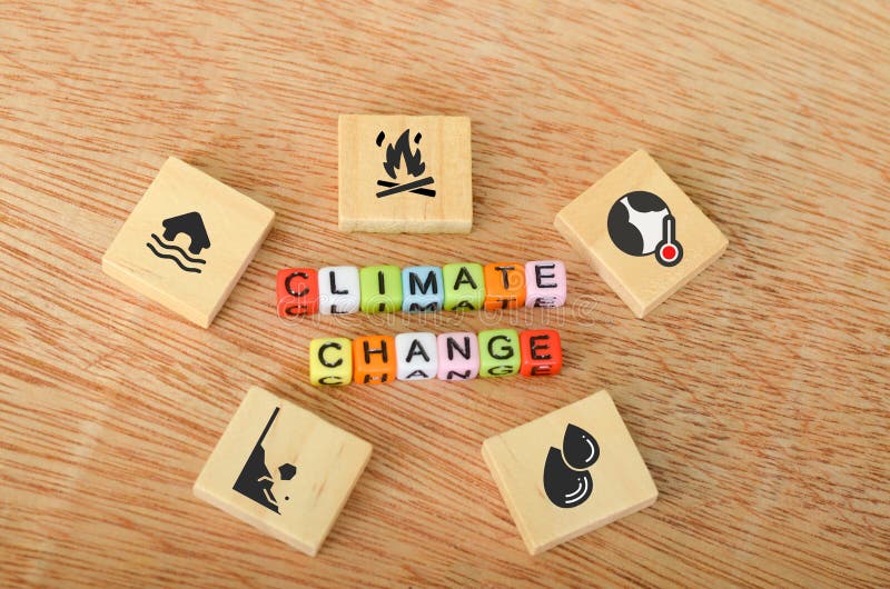 Climate Change: Symbols of Warming, Flooding, and Environmental ...