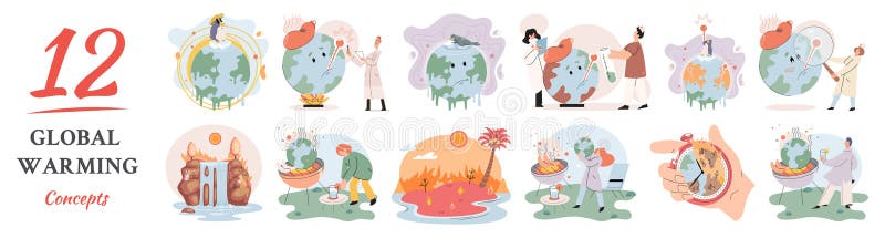 Climate Change Weather Global Greenhouse Warming Risks Metaphor Concept ...