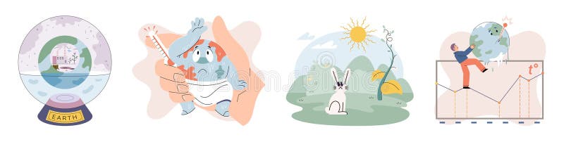 Climate Change Weather Global Greenhouse Warming Risks Metaphor Concept ...