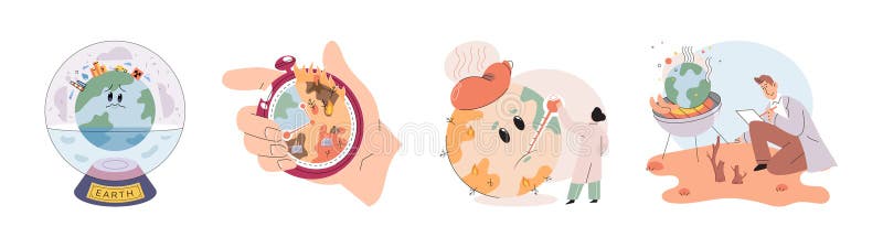 Climate Change Weather Global Greenhouse Warming Risks Metaphor Concept ...