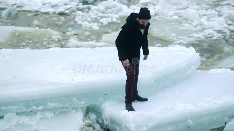 Climate Change. World Problems. Global Warming Problem. Man with ...