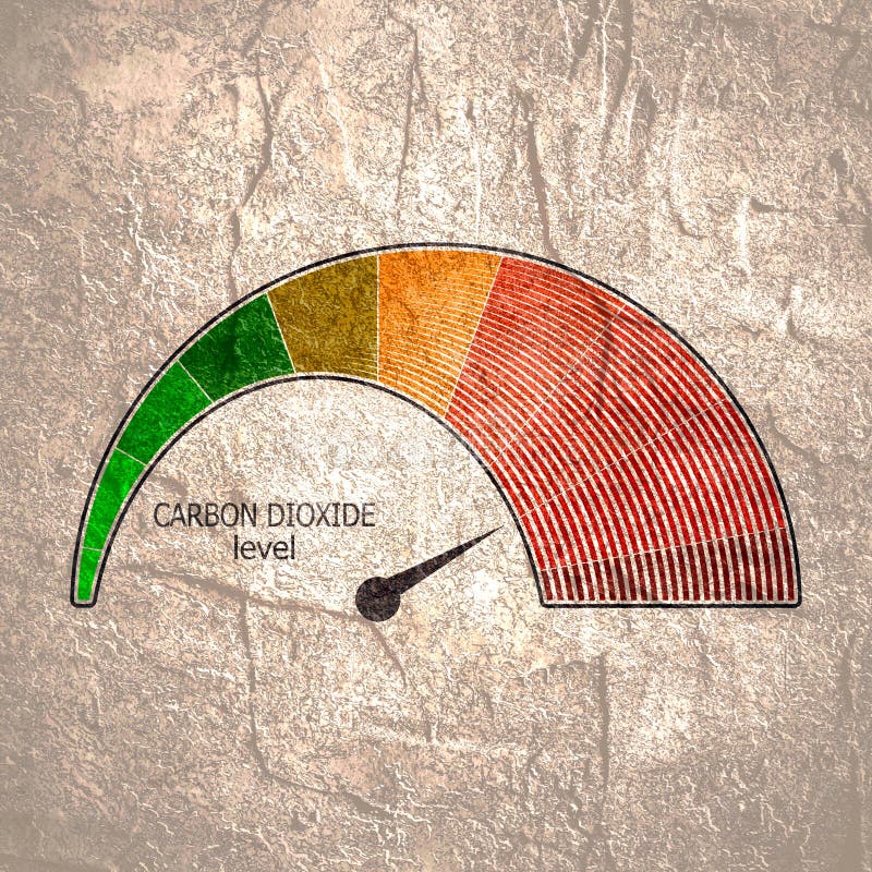 Climate changes measuring stock illustration. Illustration of gradation ...