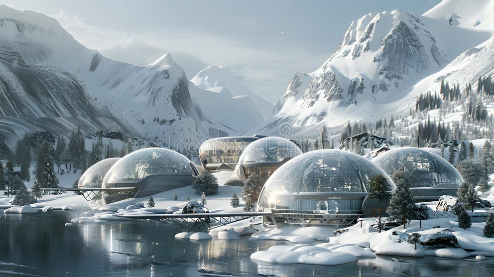 Climate Control Domes Futuristic Domes that Create, Environment ...