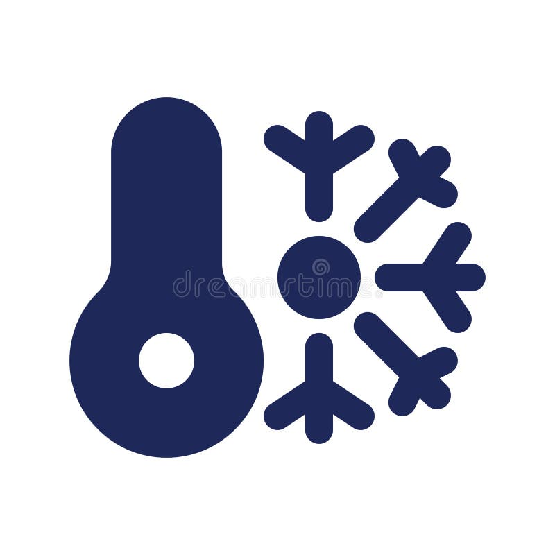 Climate Control System Black Glyph Ui Icon Stock Vector - Illustration ...