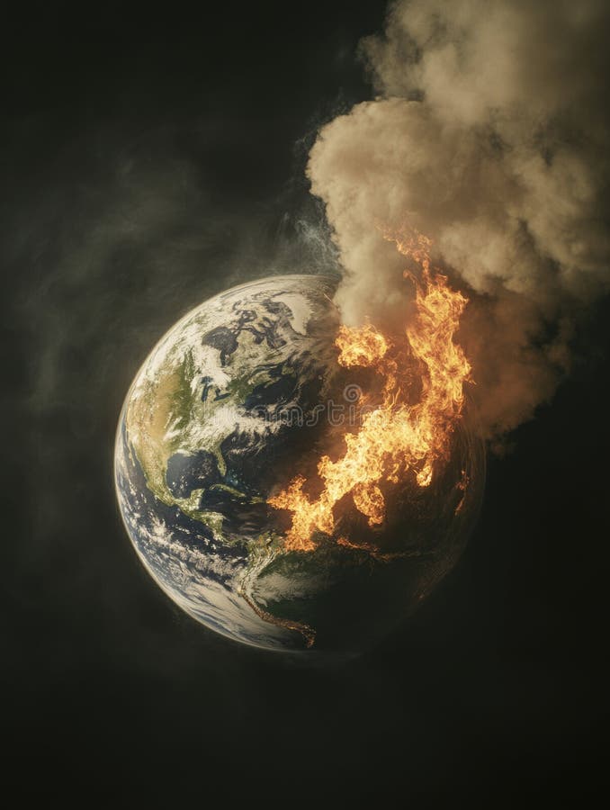 Climate Crisis stock illustration. Illustration of fuels - 367054258