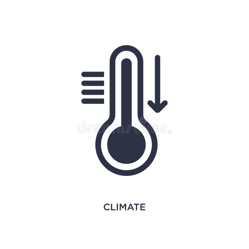Climate Icon on White Background. Simple Element Illustration from ...