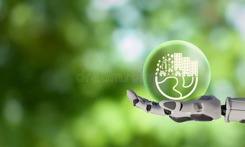 Climate Technology and Innovation for Eco and Green Community. Stock ...