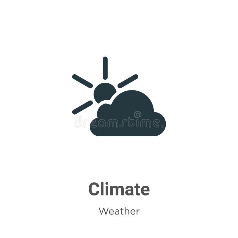 Climate Icon in Filled, Thin Line, Outline and Stroke Style. Vector ...