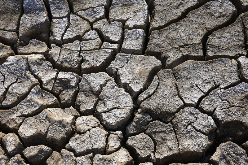 Climate Warming Dry Chapped Land Stock Image - Image of detail, summer ...