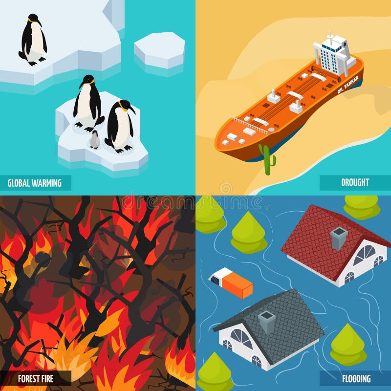 Forest Fire Poster Illustration Stock Vector - Illustration of burning ...