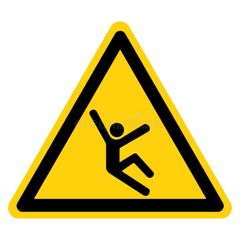 Caution Do Not Use Ladders Symbol Sign ,Vector Illustration, Isolate on ...
