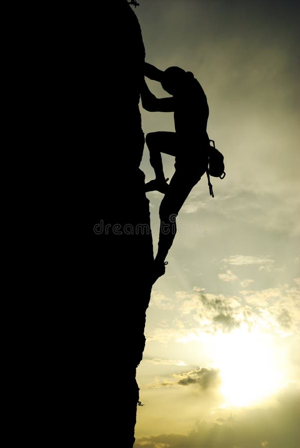 Climber stock image. Image of male, alpine, high, altitude - 14535663